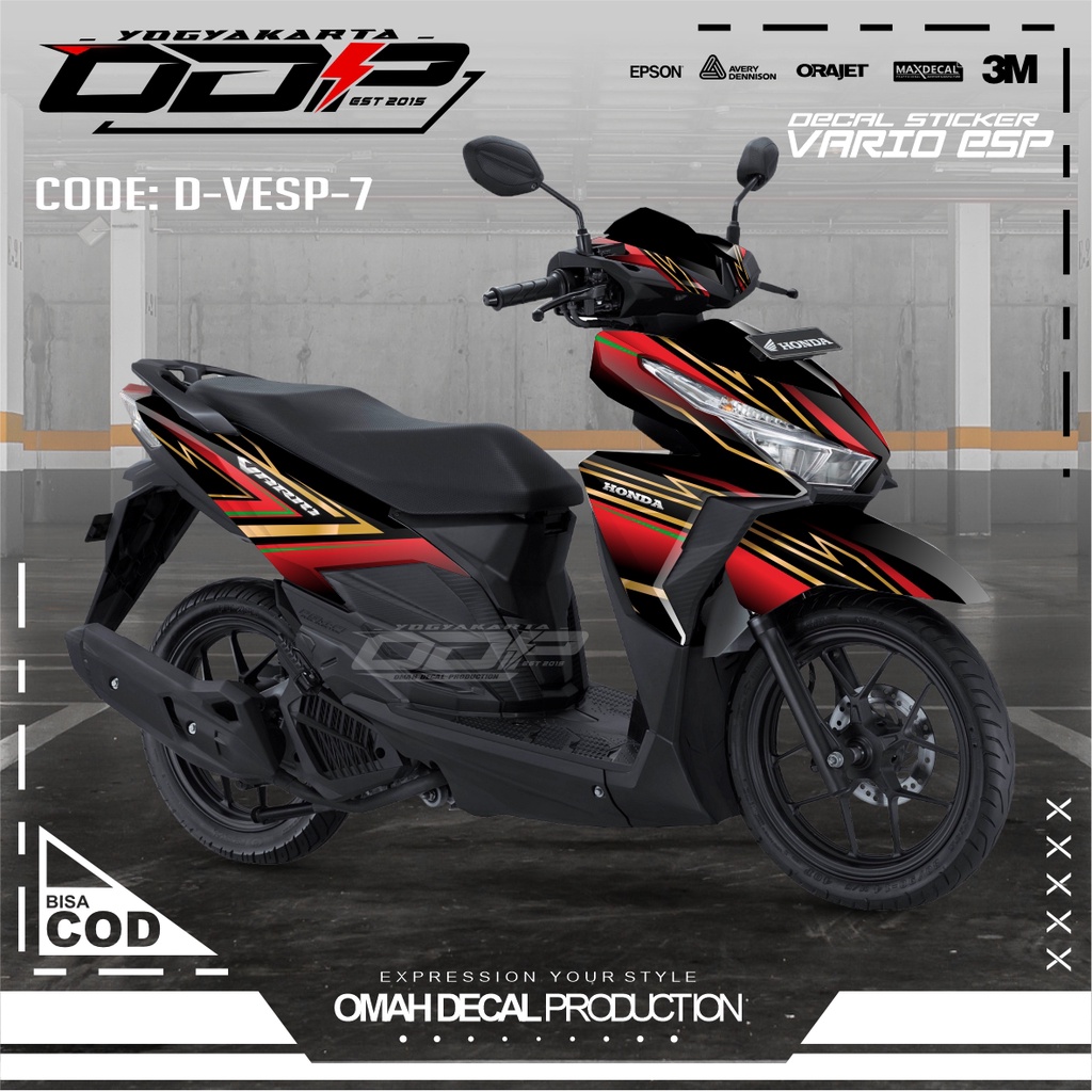 Jual DECAL STICKER HONDA VARIO ESP DEKAL MOTOR VARIO ESP FULL BODY ...