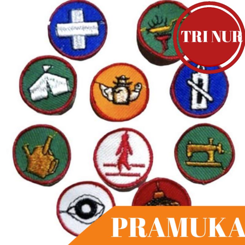 Jual TKK Wajib Purwa Bordir Tanda Kecakapan Pramuka SMP Penggalang Bijian | Shopee Indonesia