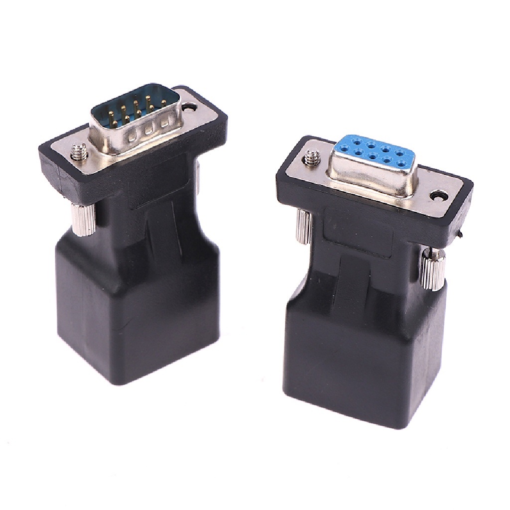 Jual RS232 DB9 COM SERIAL TO RJ45 ETHERNET MALE OR FEMALE HIGH QUALITY ...