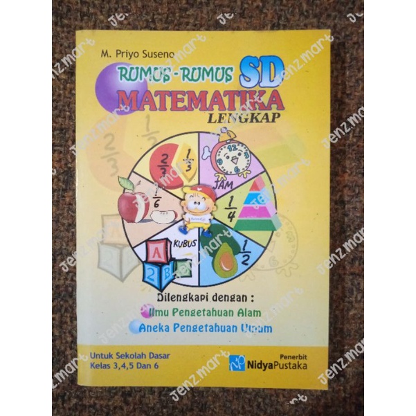 Jual Rumus-Rumus Matematika Lengkap utk SD Kelas 3, 4, 5, dan 6 ...