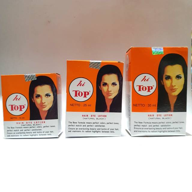 Jual SEMIR RAMBUT Hi Top Hair Dye Lotion 15ml / 25ml / 35ml | Shopee ...