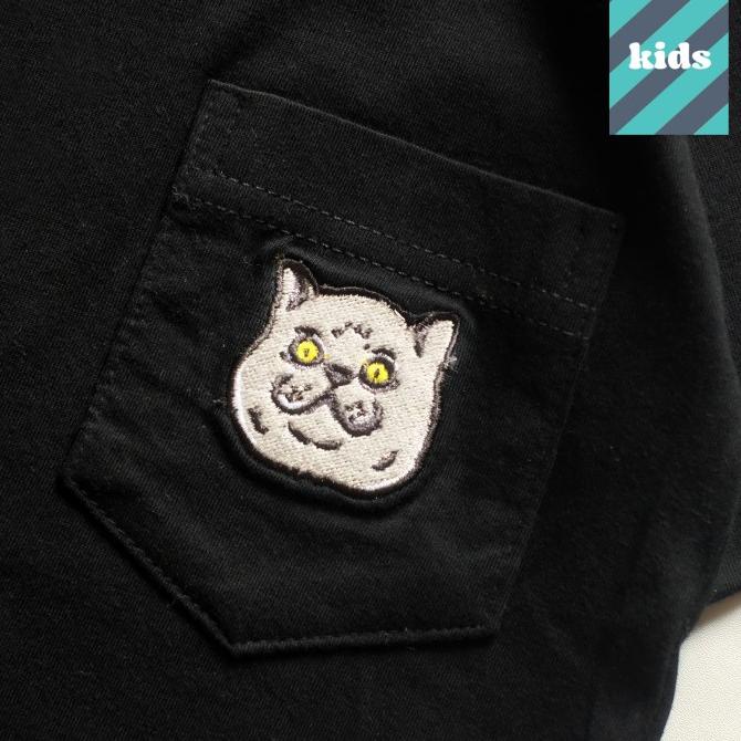 Jual Sad Cat Kids - Ziggy Black Tee | Shopee Indonesia