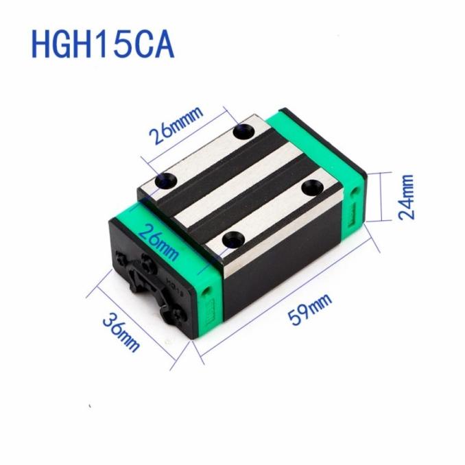 Jual Hgh15Ca Bearing Block Linear Rail Guide 15Mm | Shopee Indonesia