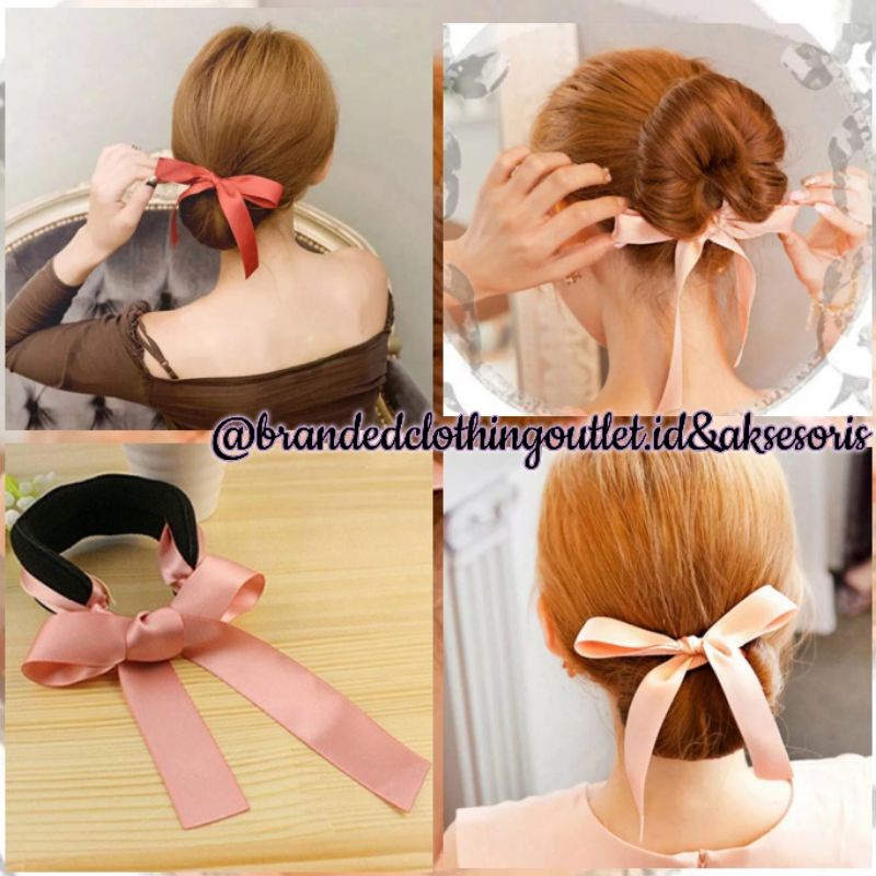 Jual HAIRDINI PITA KOREA / HAIRDINI IKAT CEPOL DONAT SPON IKATAN RAMBUT ...