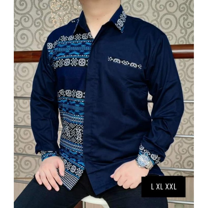 Jual Kemeja etnik ulos batik Batak corak GORGA | Shopee Indonesia