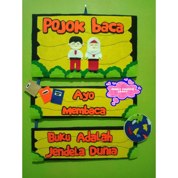 Jual pojok baca kelas hiasan kelas | Shopee Indonesia