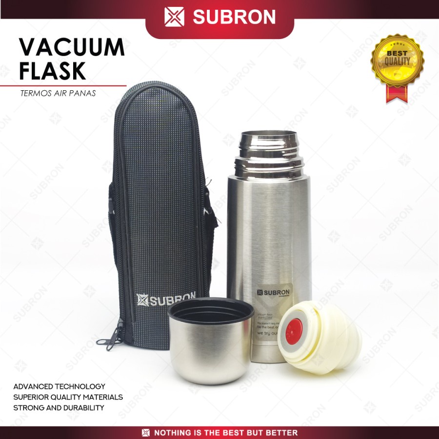 Jual Termos Thermos Vacuum Flask 750 ml 0,75 Ltr Stainless Steel SUBRON | Shopee Indonesia