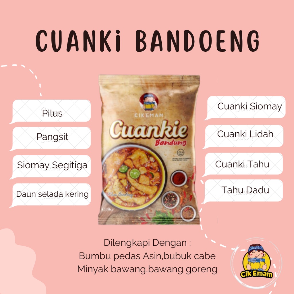 Jual NEW PRODUCT !!! CUANKIE BANDOENG Cik'emam I Cik'emam Agen Malang ...