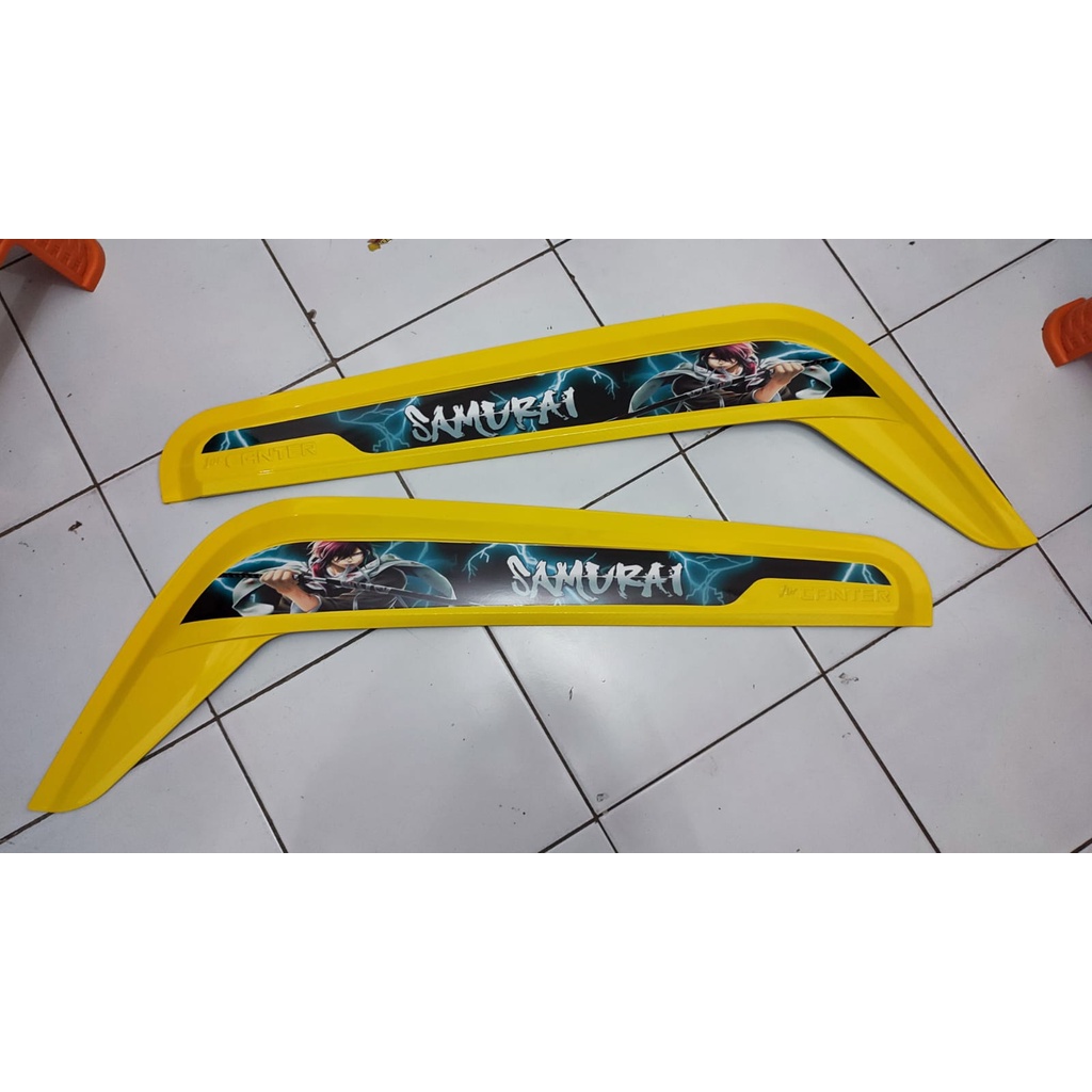 Jual Talang Air Mobil Canter Variasi Air Brush Model Lukis | Shopee ...