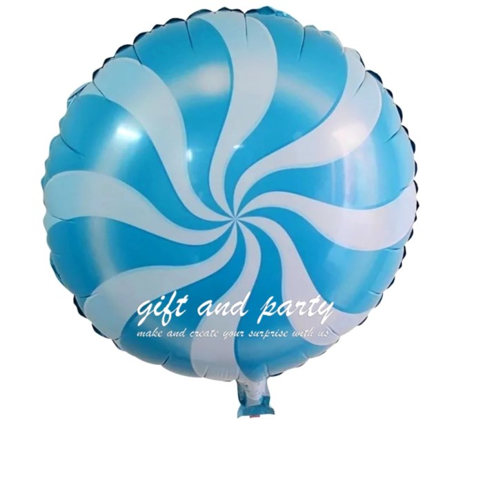 Jual Balon Foil Lolipop / Balon Foil Permen / Balon Lolipop Biru ...