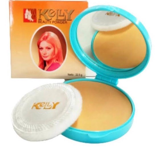 Jual KELLY BEAUTY COMPACT POWDER KUNING LANGSAT | Shopee Indonesia