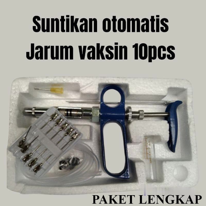 Jual Alat Injeksi Vaksin Dan Jarum 10 Pcs Kapasitas 2ml Isi Ulang ...