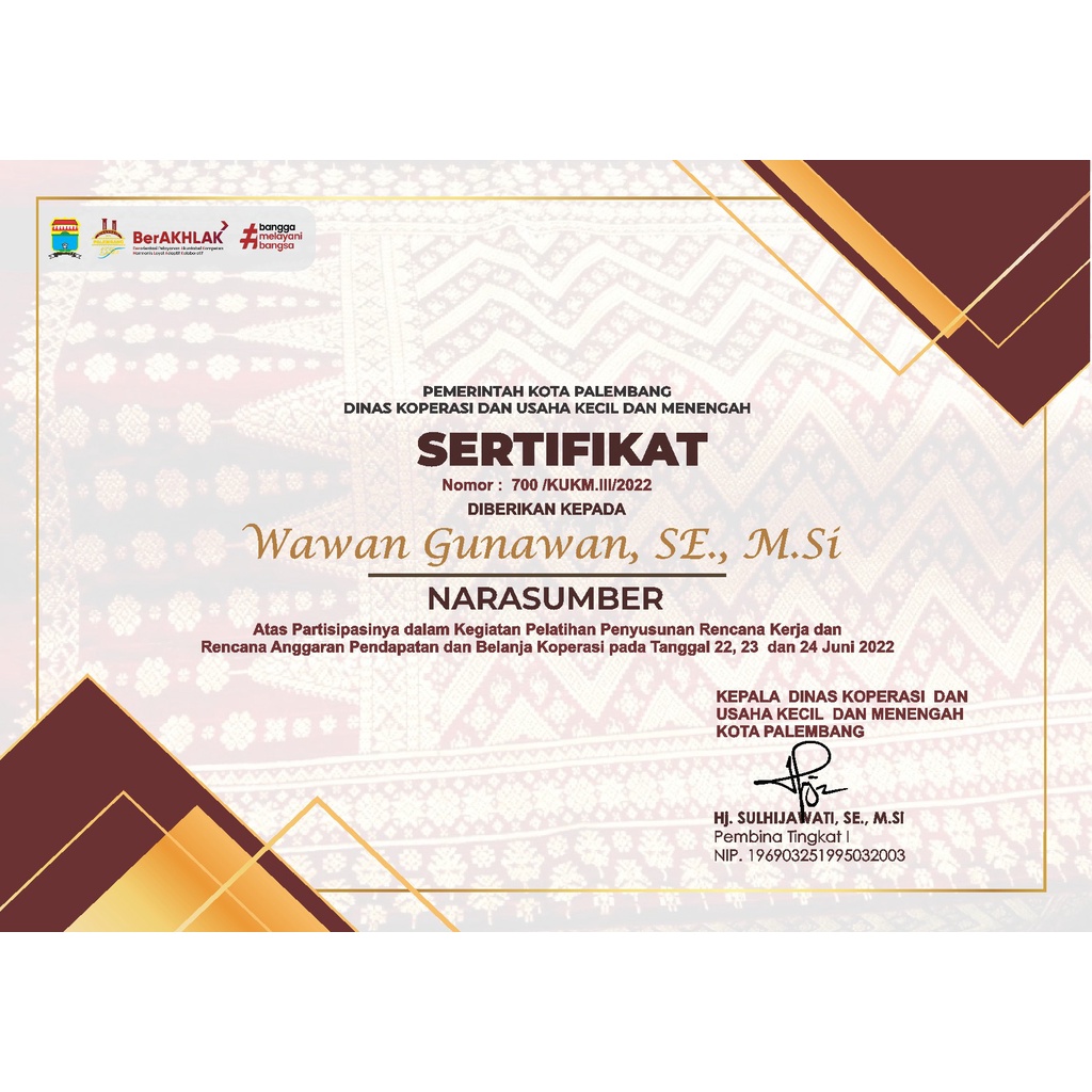Jual Sertifikat & Piagam Perusahan / Sekolah / Pemerintahan / Magang 1 ...