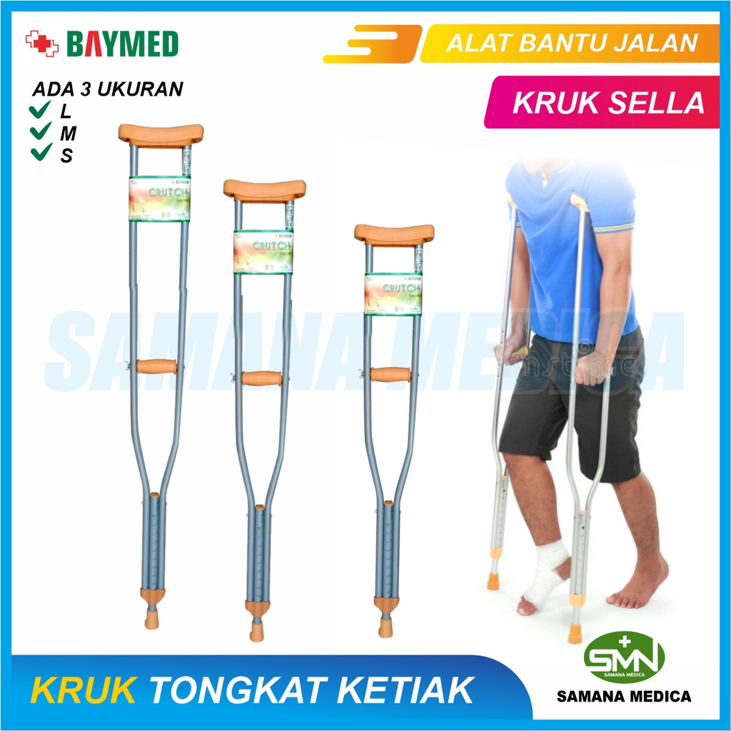 Jual Tongkat Ketiak Merk BAYMED Tongkat Kruk Alat Bantu Jalan MURAH ...