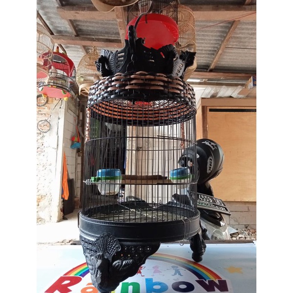 Jual kandang burung perkutut besi rajut mahkota | Shopee Indonesia