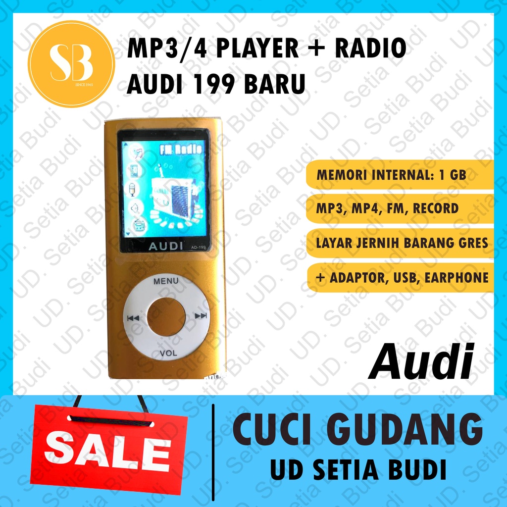 Jual Made in Japan 199 1GB MP3 MP4 Perekam Suara FM Radio Player Audi | Shopee Indonesia