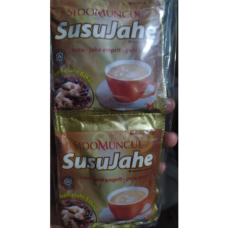 Jual Susu Jahe Sidomuncul Rentengan Isi 10 Sachet | Shopee Indonesia