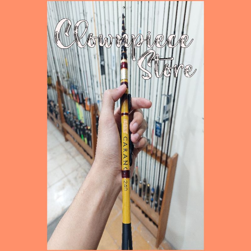 Jual Joran Tegek Pancing Oregon Carang 240 (2.4m) Custom Set Kolong ...