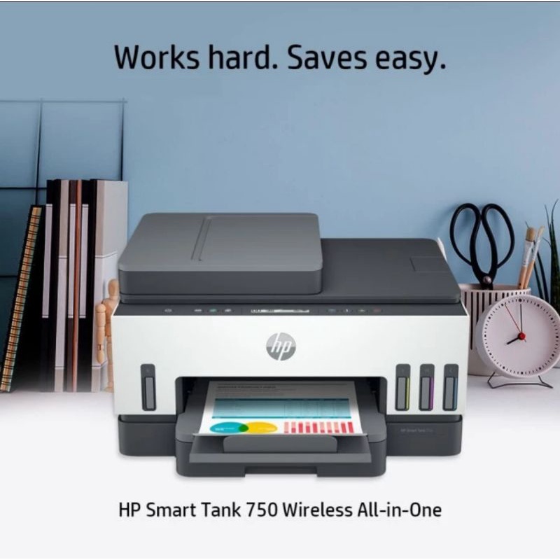 Jual Printer HP Smart Tank 750 Print Scan Copy ADF Garansi Resmi ...