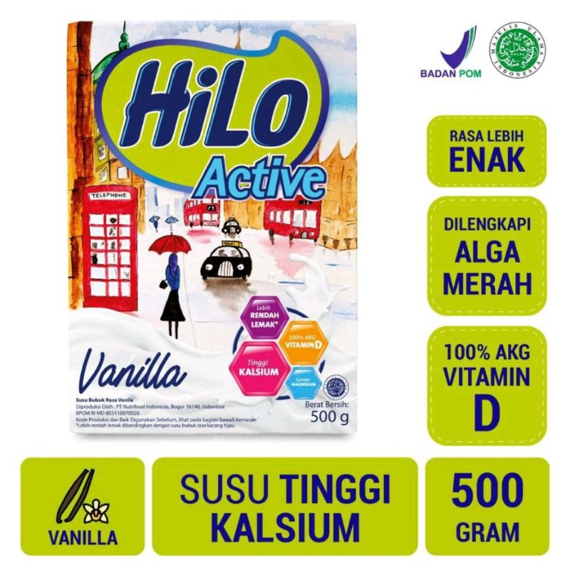 Jual Hilo Active Vanilla 500 gr | Shopee Indonesia
