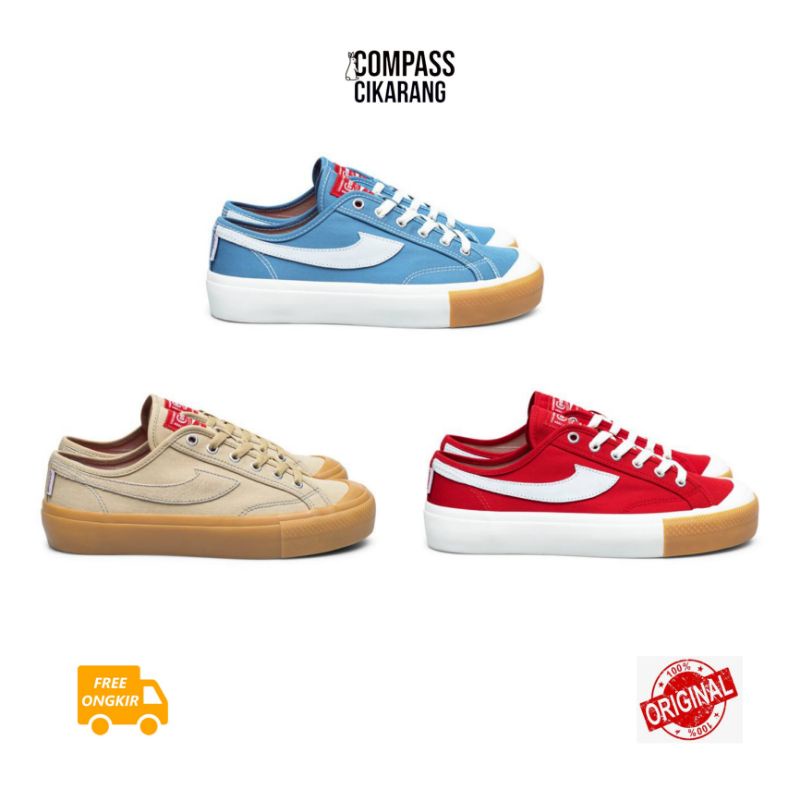 Jual [ORIGINAL] SEPATU COMPASS EDISI KEMERDEKAAN CAPPUCCINO // BLUE SKY ...