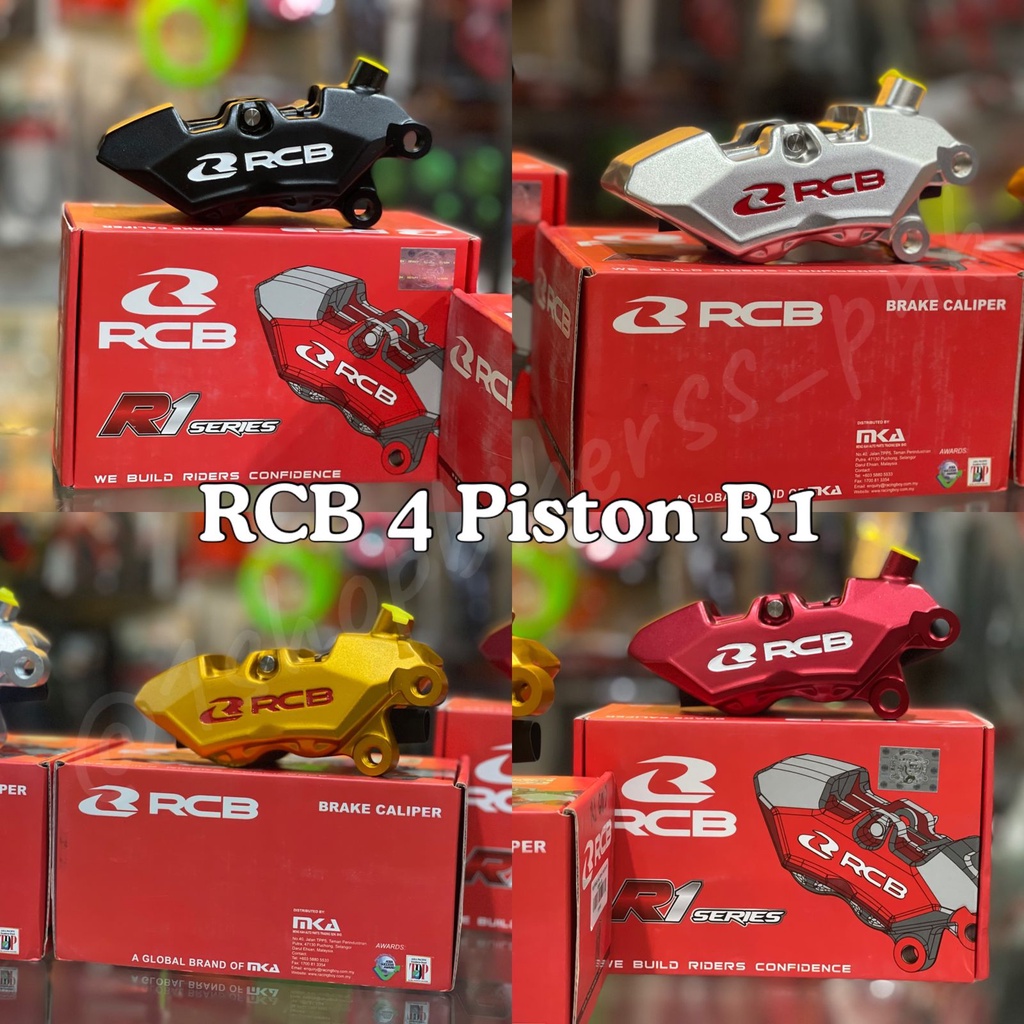 Jual KALIPER RCB 4 PISTON R1 SERIES | Shopee Indonesia