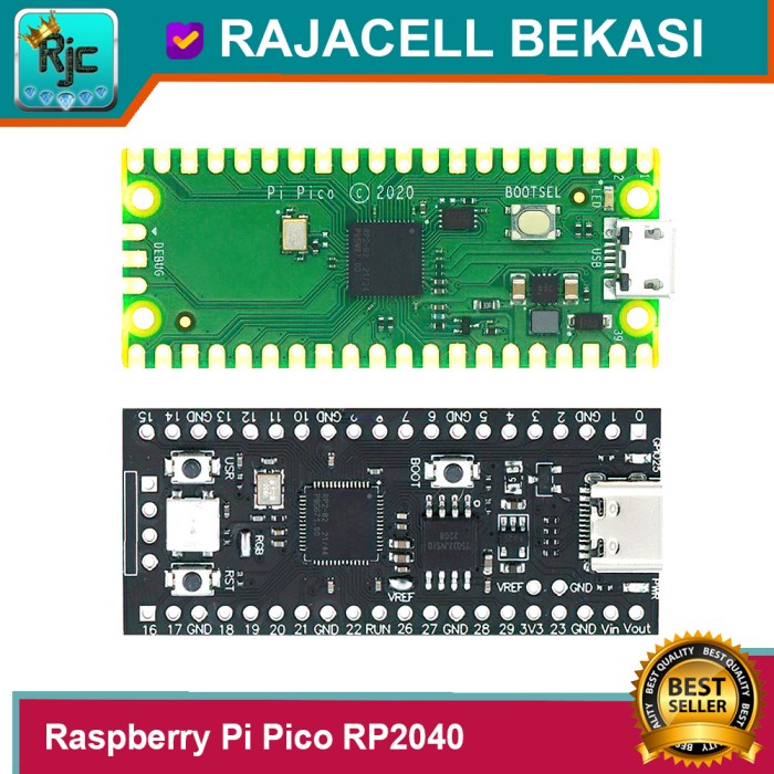 Jual Raspberry Pi Pico RP2040 Microcontroller Pengganti Nano V3 Promini ...