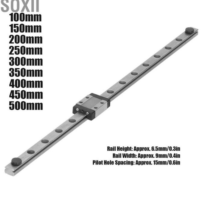 Jual Soxii Mgn9c Mini Linear Rail Guide Miniature Sliding Guideway For Cnc Shopee Indonesia