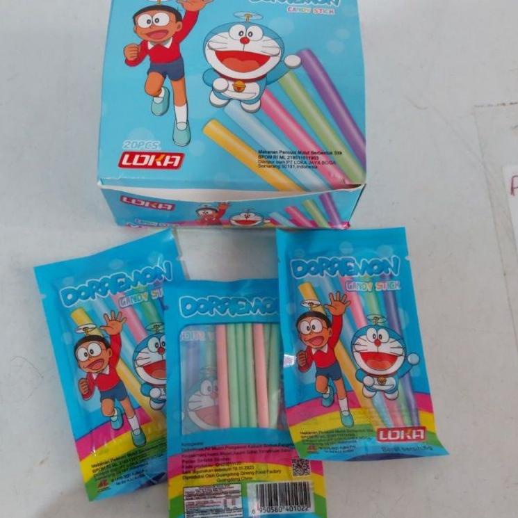 Jual See More--Doraemon Candy Stick (1 box isi 20 bungkus) | Shopee ...