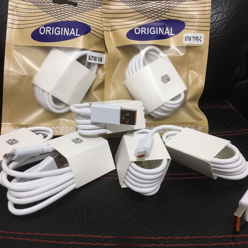 Jual Kabel Data Xiaomi tipe c dan mirco 33 Watt / 55watt / 67watt ...