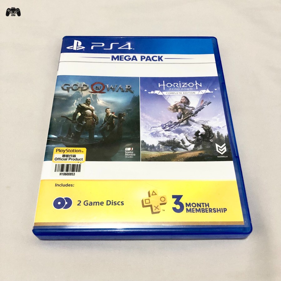 Jual Kaset BD PS4 Bundle God of War GOW & Horizon Zero Dawn HZD complete Edition - Second ...