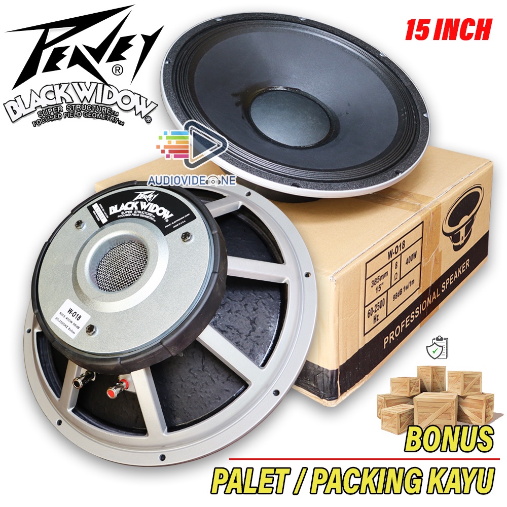 Jual Speaker Peavey Black Widow 15 Inch Spul 4 Inch Spiker Komponen Low ...