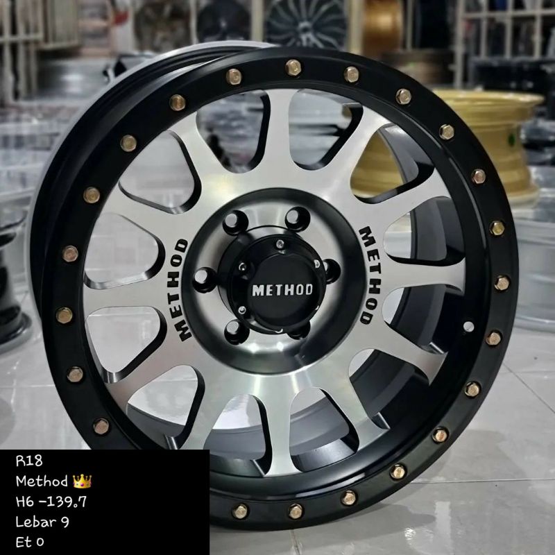 Jual velg mobil ring 18 offroad pajero strada triton hilux ranger fortuner | Shopee Indonesia