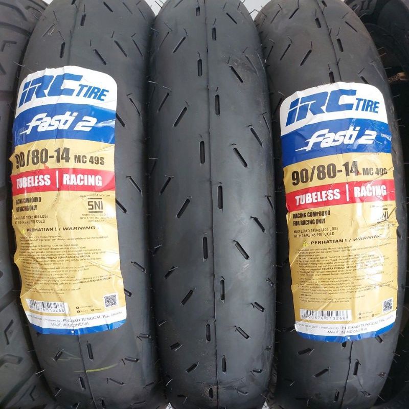 Jual BAN IRC FASTI 2 MATIC 9080 14 SOFT SATUAN BAN IRC FASTI 2 RING 14 ...