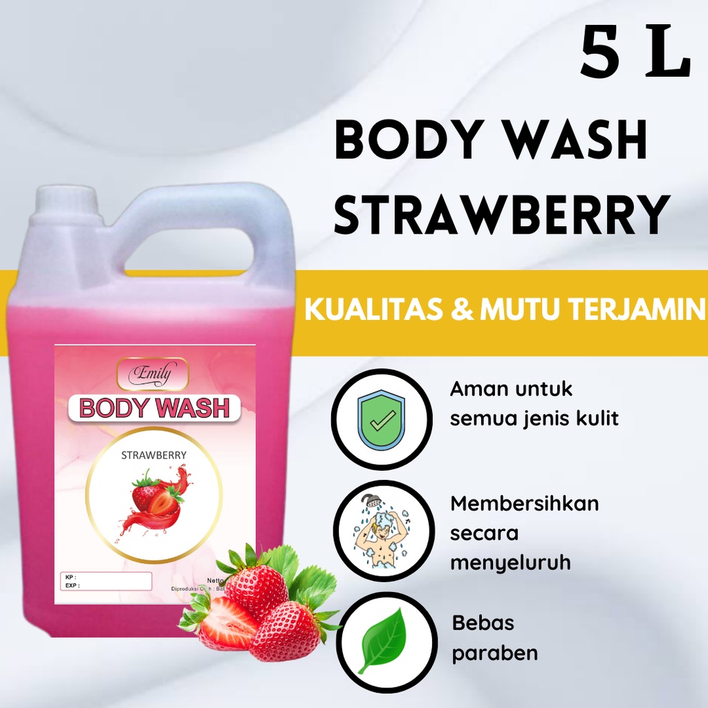 Jual Body Wash / Shower Gel / Sabun Mandi / Hotel / Villa / BPOM / 5L ...