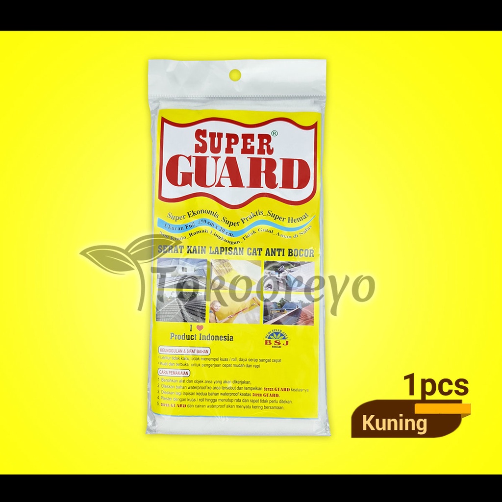 Jual SUPER GUARD SERAT KAIN TISUE PELAPIS ANTI BOCOR AQUAPROOF | Shopee ...