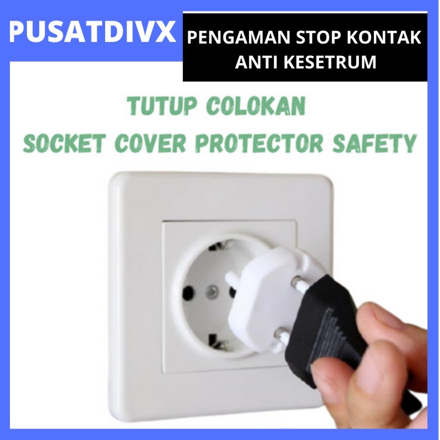 Jual SANJI PENGAMAN STOP KONTAK TUTUP COLOKAN JARI ANAK BAYI SOCKET ...