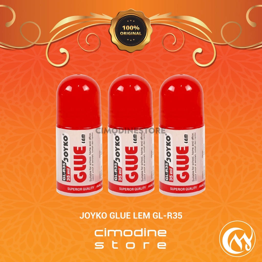 Jual Lem Kertas Cair Joyko Glue GL-R35 35 ml | Glue Stick / Lem Batang ...