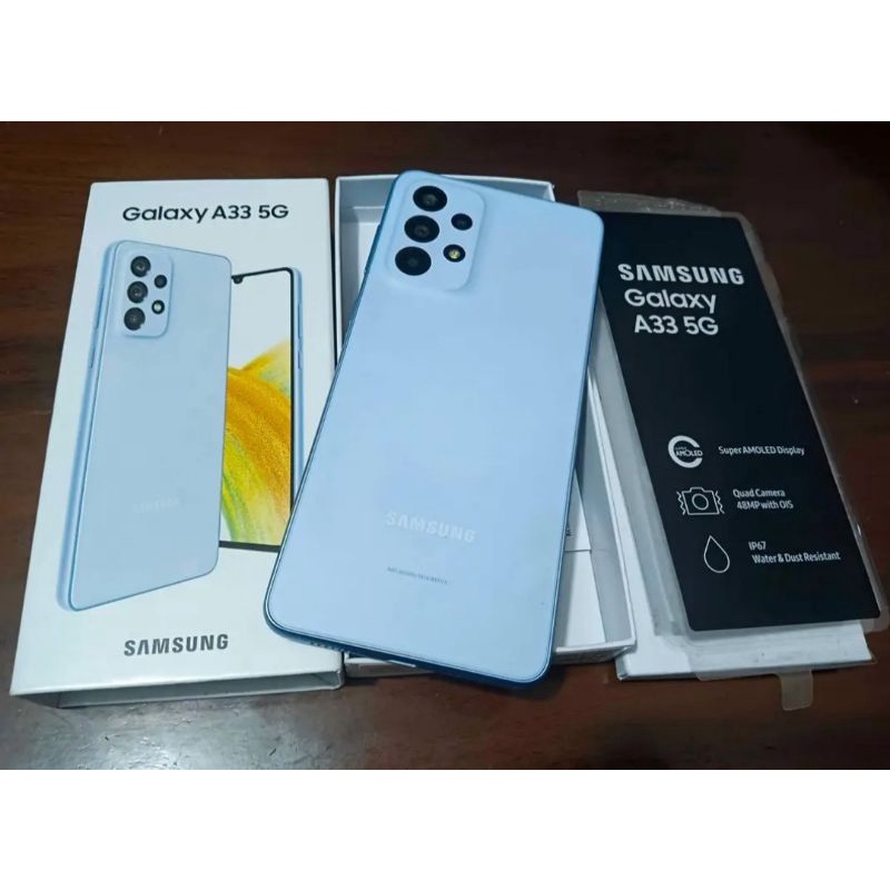 Jual SAMSUNG A33 5G RAM 8 ROM 256 SECOND FULLSET ORIGINAL | Shopee ...