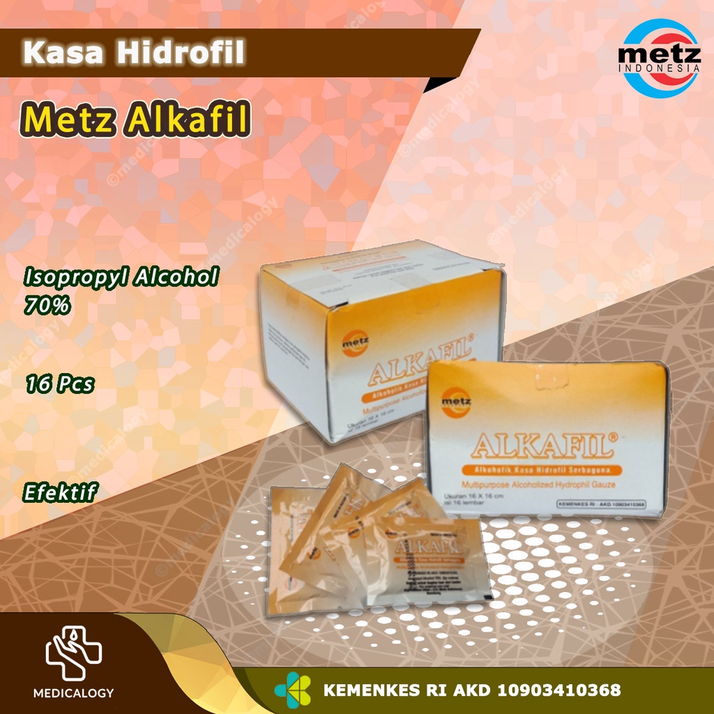 Jual Kasa Hidrofil Alkafil Kemasan 1 Box @16 pcs | Shopee Indonesia
