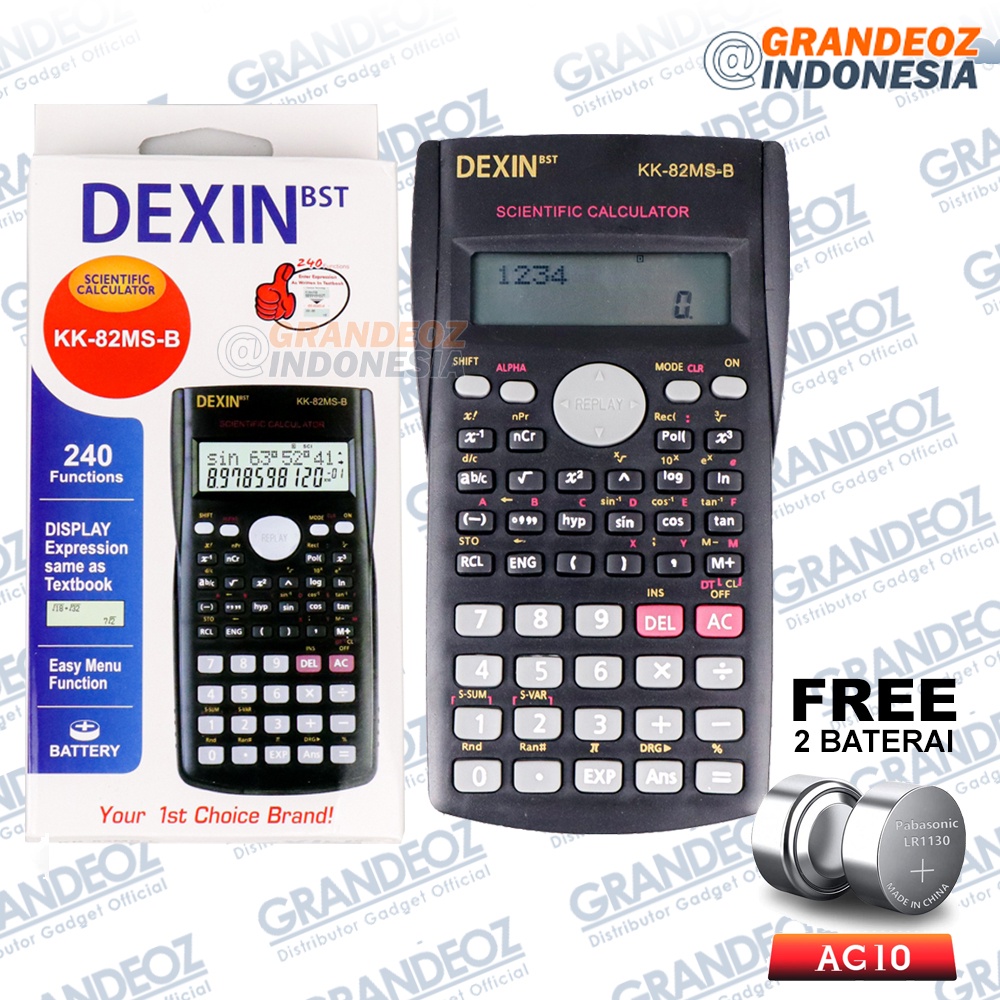 Jual DEXIN Kalkulator integral Kimia Matematika Elektronik Scientific ...