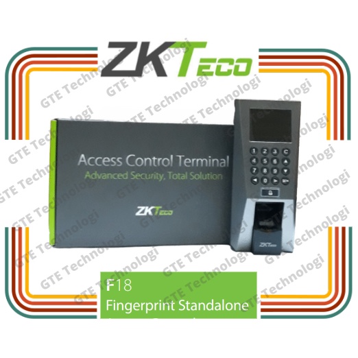 Jual Mesin Absensi Fingerprint Standalone Access Control ZKTeco F18 | Shopee Indonesia