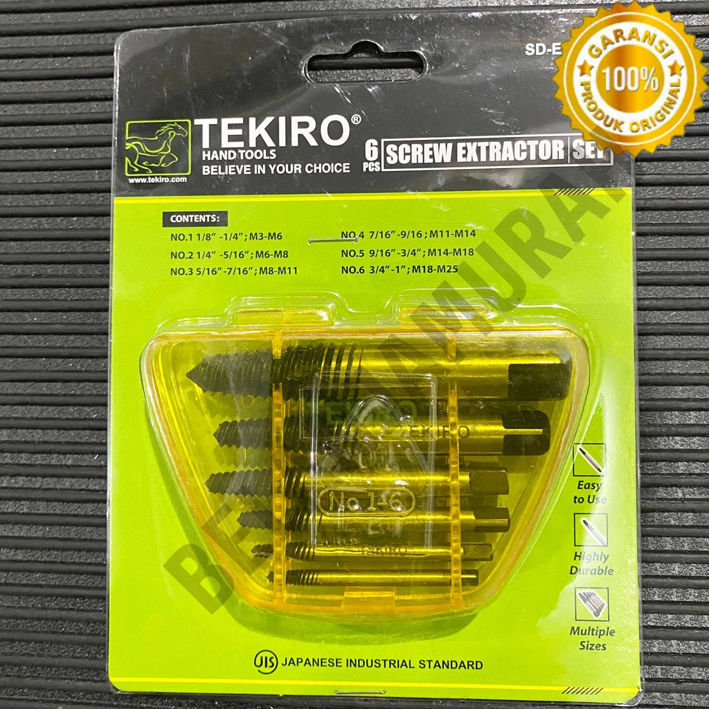 Jual Mata Tap Balik / Screwdriver Extractor / Pencabut Pembuka Baut ...