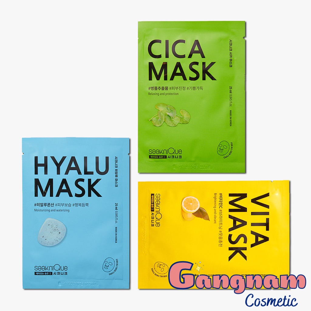 Jual SeekniQue Pureness Sheet Mask 25ml | Shopee Indonesia
