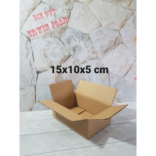 Jual Kardus / Box / uk. 15x10x5 cm / Kotak Karton packing polos baru ST ...
