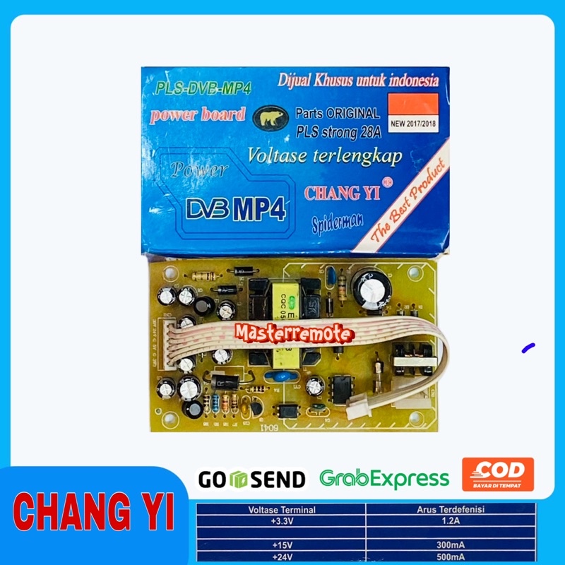 Jual REGULATOR POWER SUPPLY DVB MPEG4 + KABEL DVB BIRU | Shopee Indonesia
