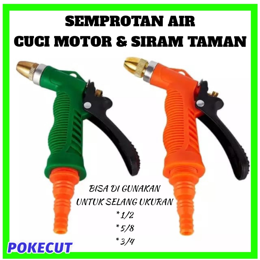 Jual PROMO Semprotan Air Taman Kebun Hose Nozzle / Kepala Semprotan ...