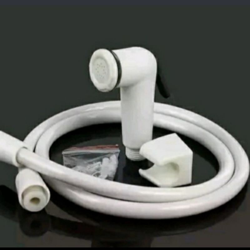 Jual Jet Shower Plastik Tekan Bidet Semprotan Cebok Toilet Kloset ...