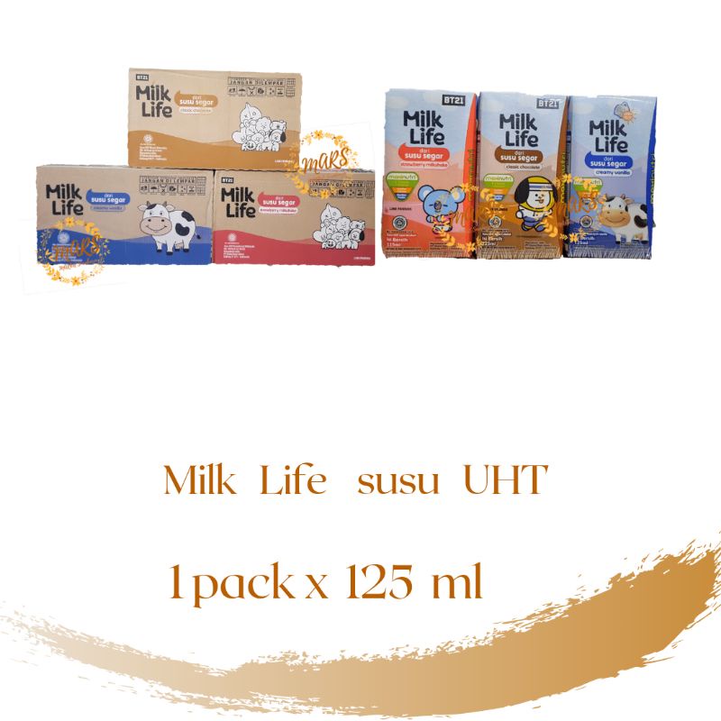 Jual Susu UHT Milk Life 115 ml 1 kotak | Shopee Indonesia