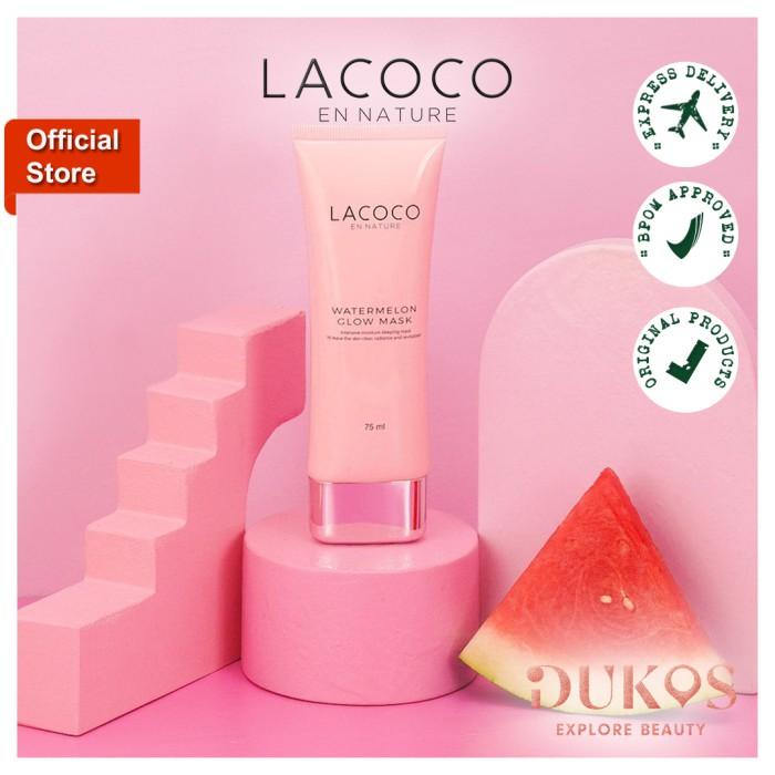 Jual Mask Lacoco Watermelon Glow Mask ( Sleeping Mask Tanpa Bilas ...